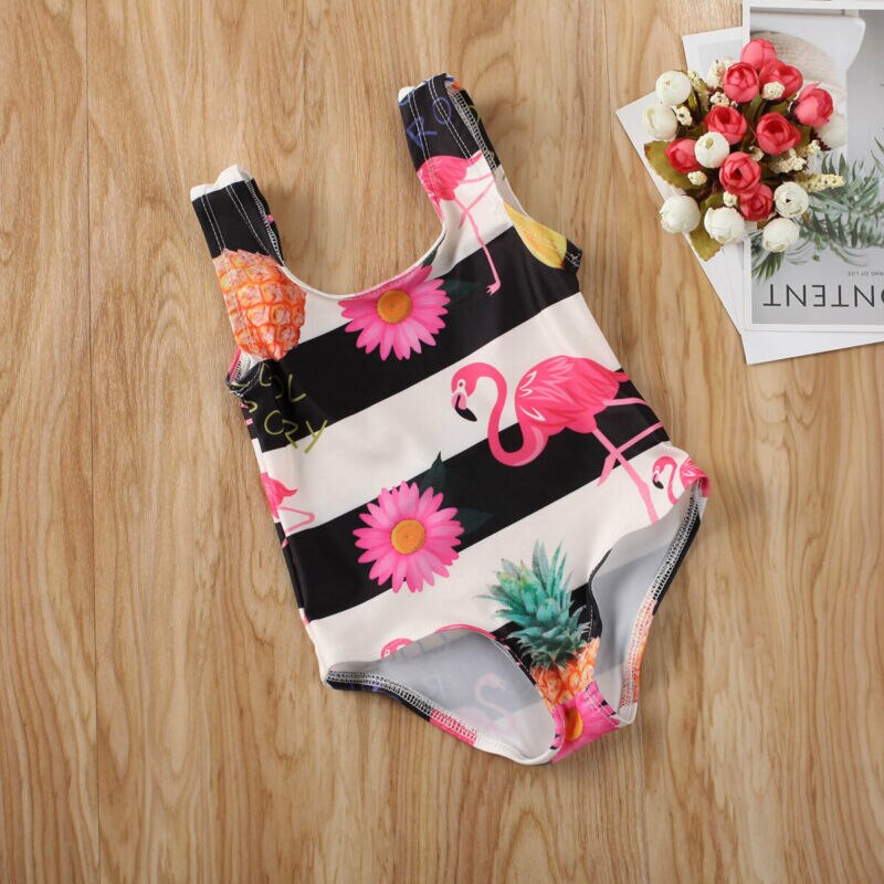 Cute Newborn Baby Girls Kids Summer Flower Bikini ... – Vicedeal