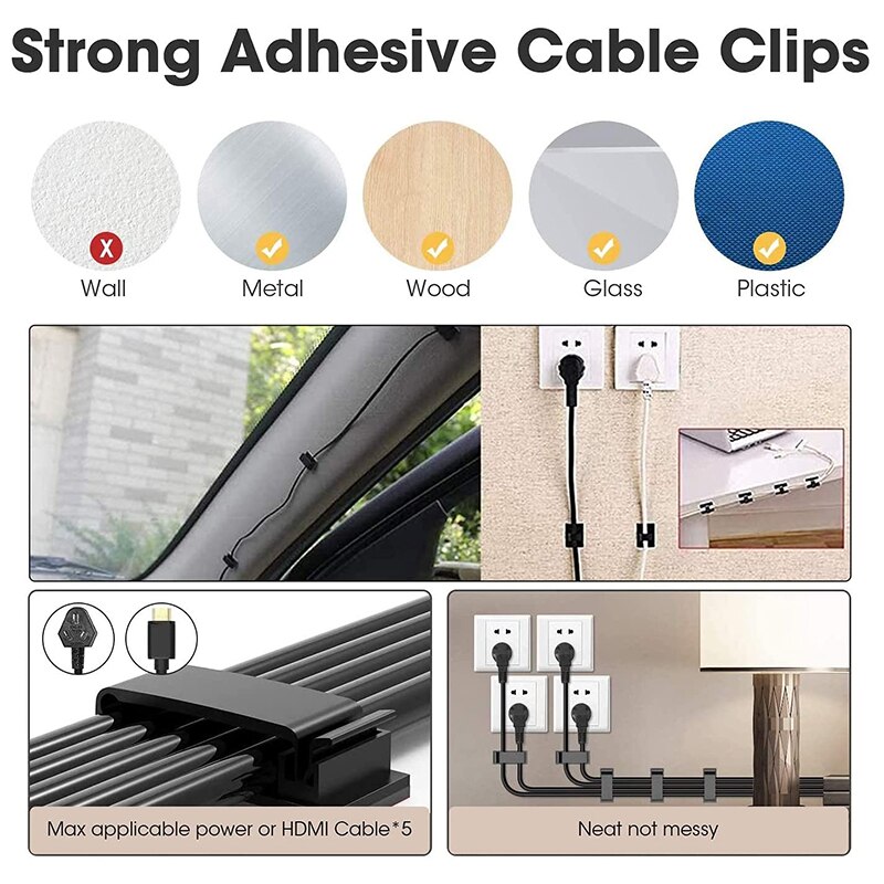 Wire Management Management Manager Kit Suitable fo... – Grandado