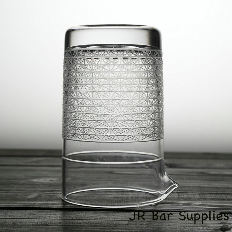 600ml Hand Blown Engraving Cocktail Mixing Glass – Grandado