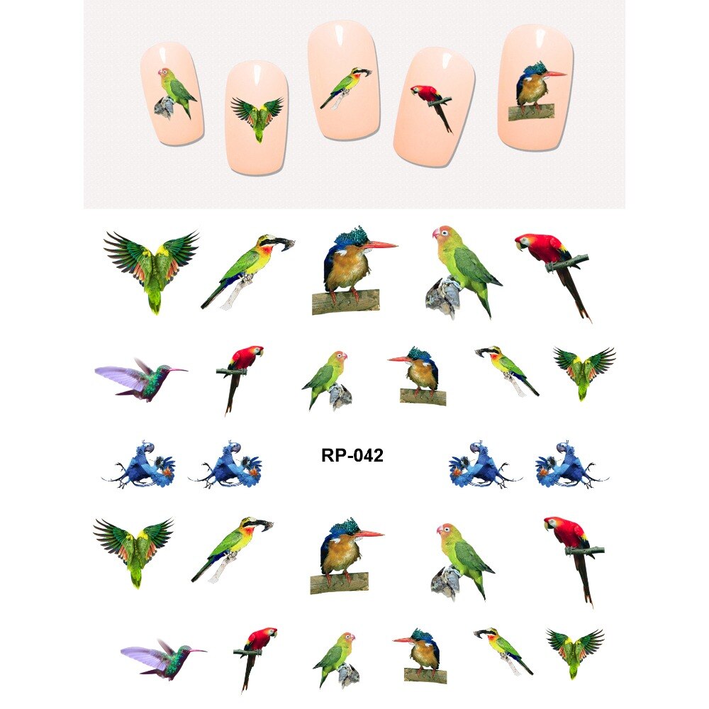 NAIL ART BEAUTY WATER DECAL SLIDER NAIL STICKER BI... – Vicedeal