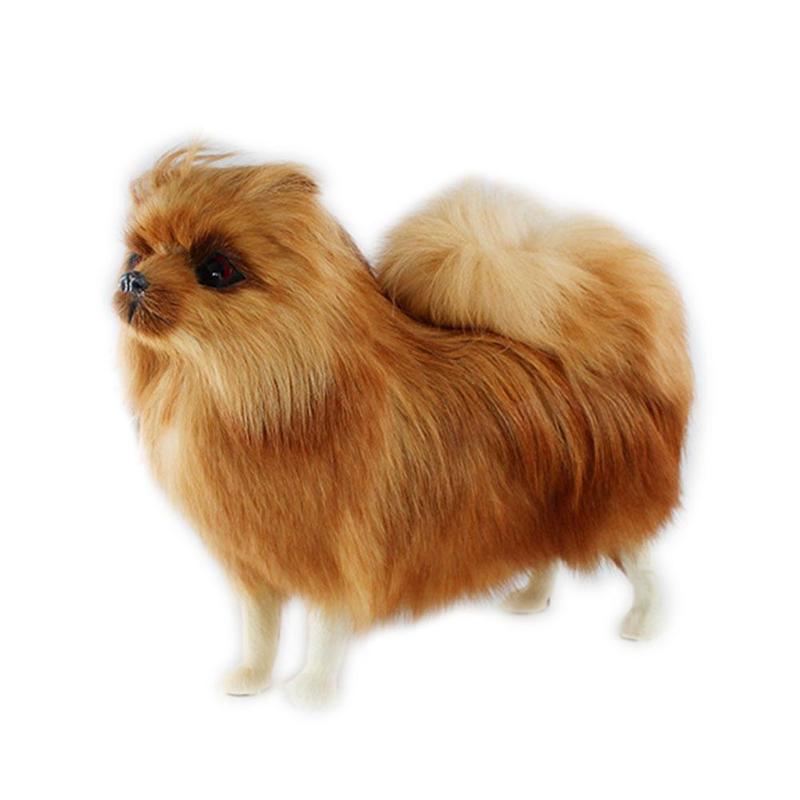 1pcs Realistic Pomeranian Animal Model Pet Toys Si... – Grandado