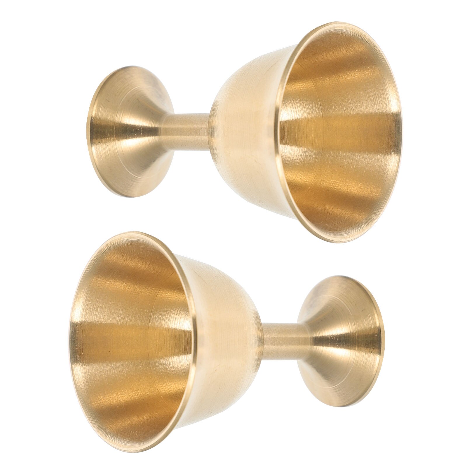 2Pcs Brass Chalice Cups Retro Temple Cups Goblet C... – Vicedeal