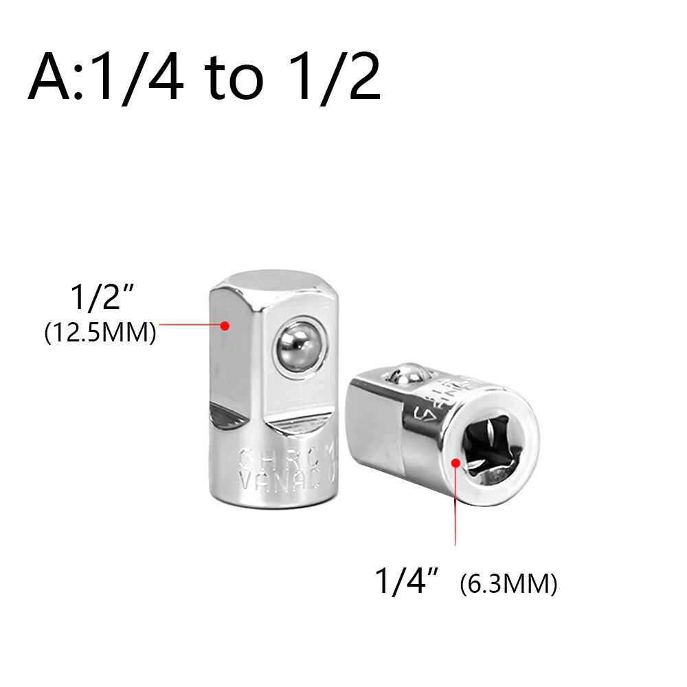 CR-V Steel Socket Ratchet Converter Adapter Reduce... – Vicedeal