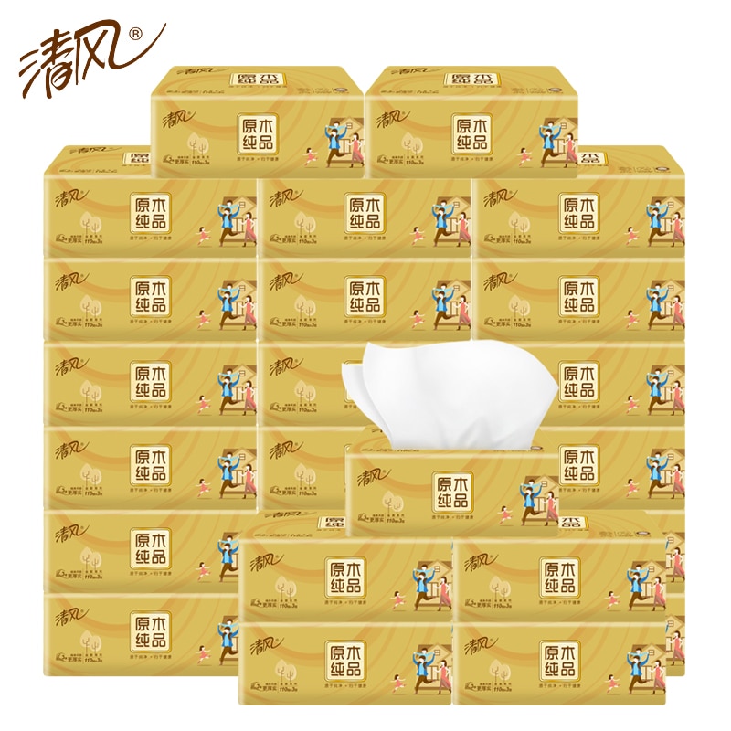 QingFeng Tissue 110 Sheets * 30 Packs Paper Extrac... – Grandado