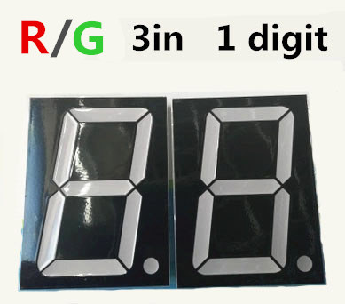 ROOD GROEN bicolor Digitale Buis 3 inches 7 Segmen... – Grandado