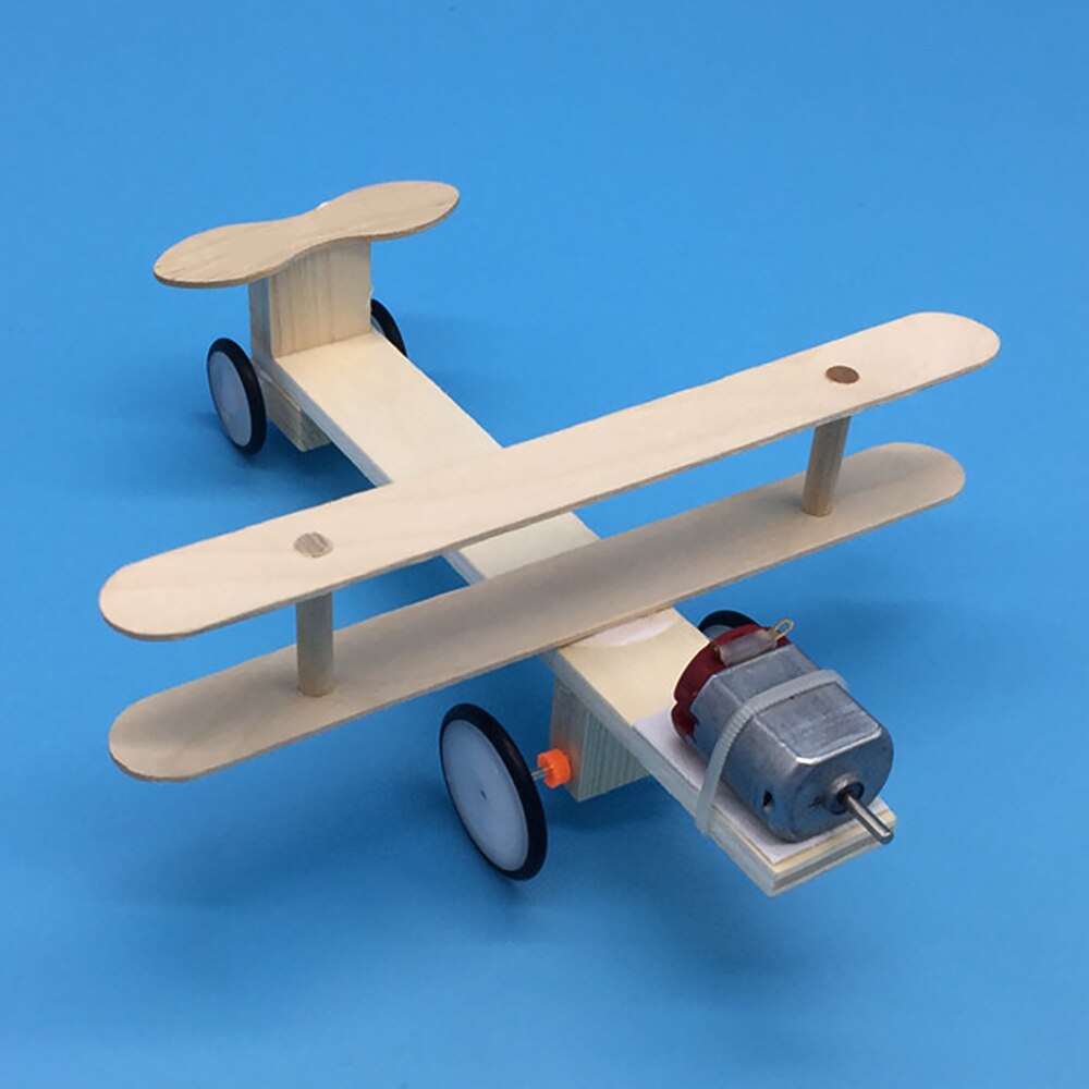 Wood Electric Aircraft Electric Glider DIY Kit Kid... – Grandado