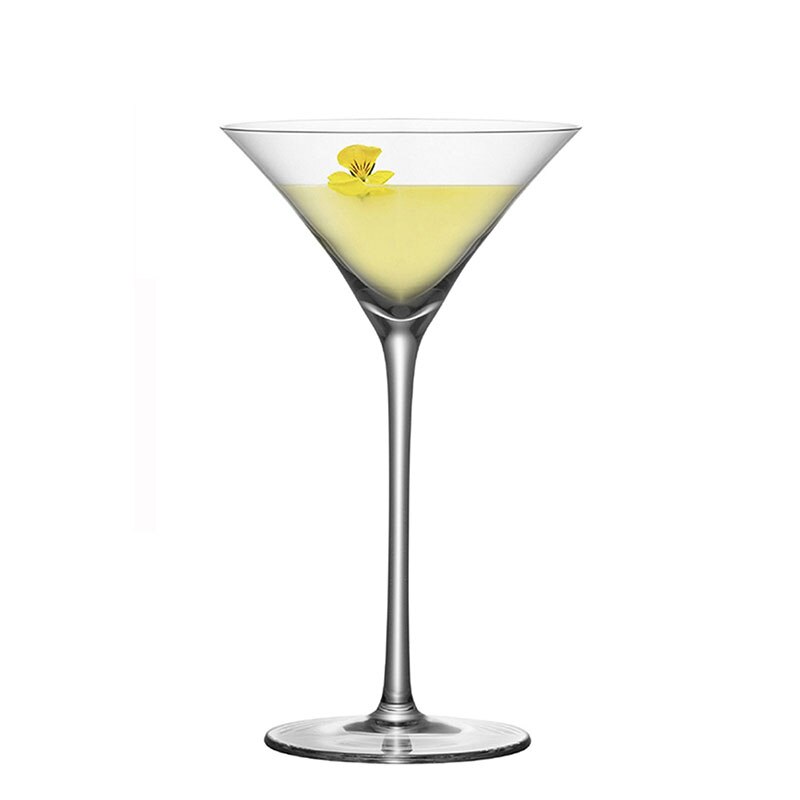 Trumpet Martini Glass Japanese Crystal Triangle Ma... – Grandado