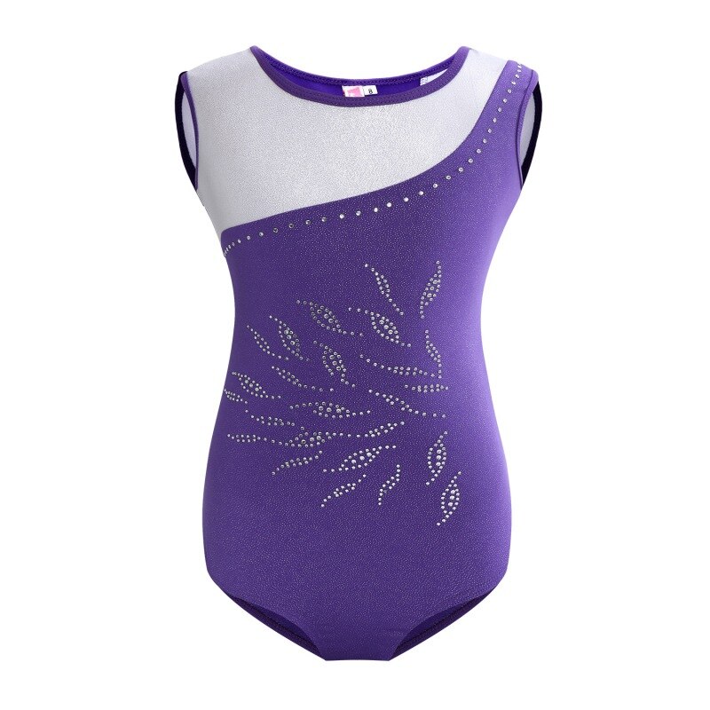 Gymnastics Dance Wear Sleeveless Inlaid Brick Leav... – Vicedeal