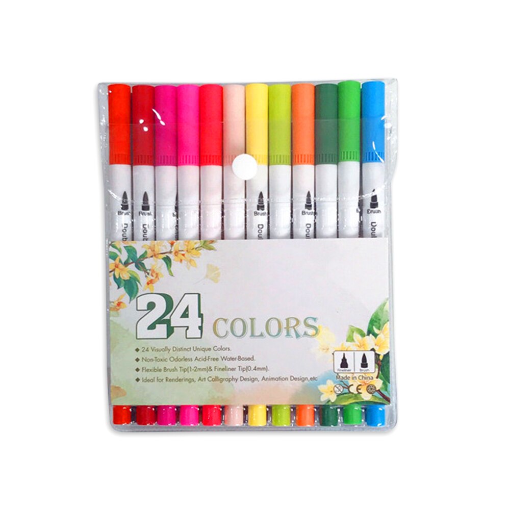 100 Colors Brush Pen Set Fabricolor Marker Pen Sof... – Grandado
