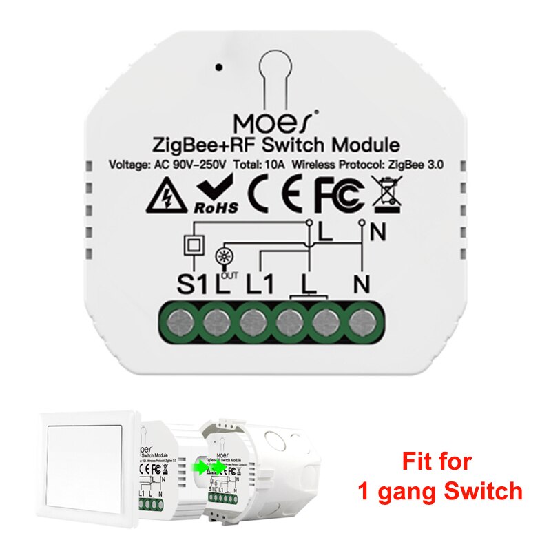 Zigbee 3.0 + Rf 433 Diy Schakelaar Voor Tuya Smart... – Vicedeal