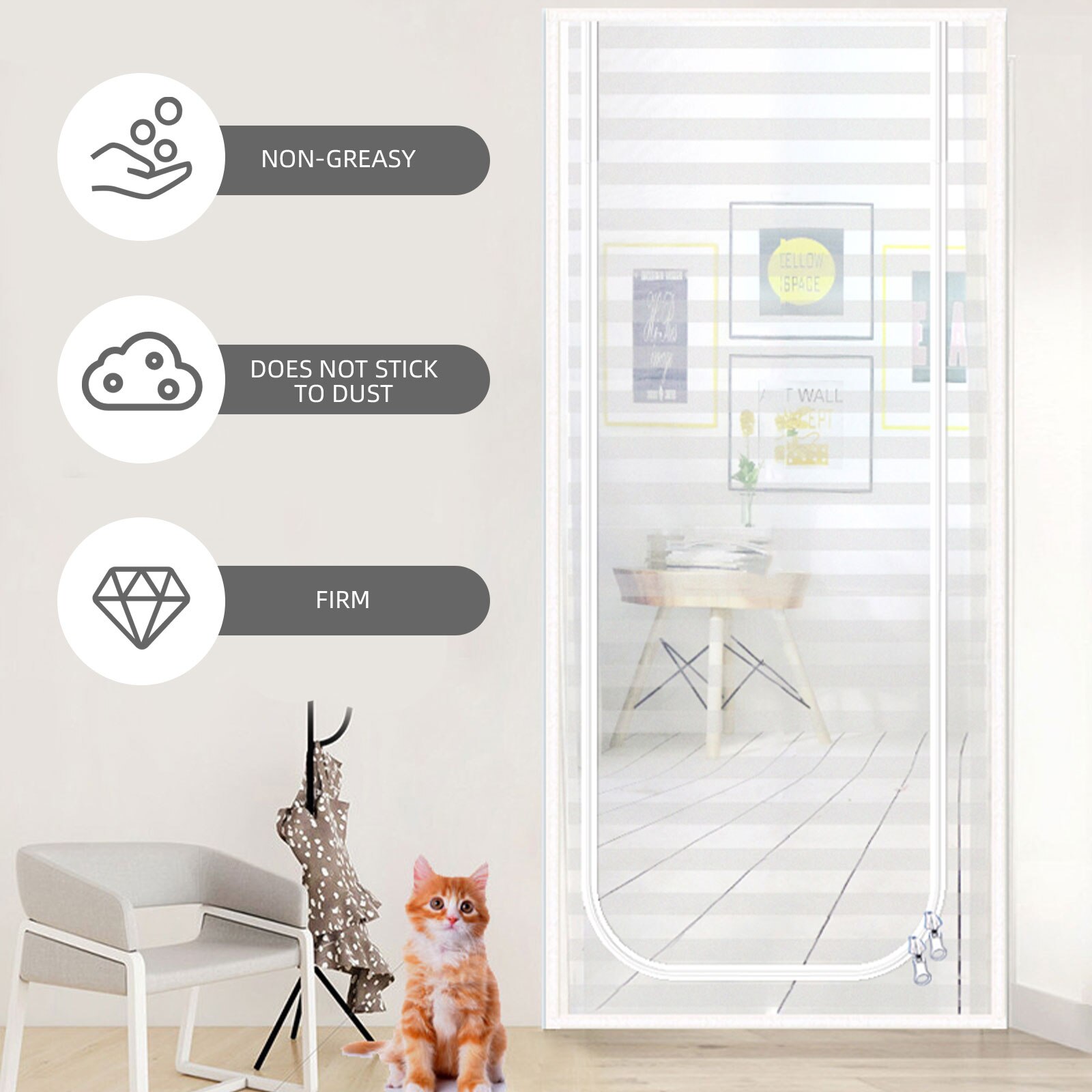 Door Curtain Anti Mosquito Pets Mesh Net Door Scre... – Grandado