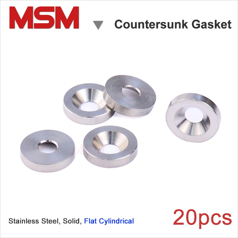 20pcs MSM Solid Stainless Steel Flat Countersunk W... – Grandado