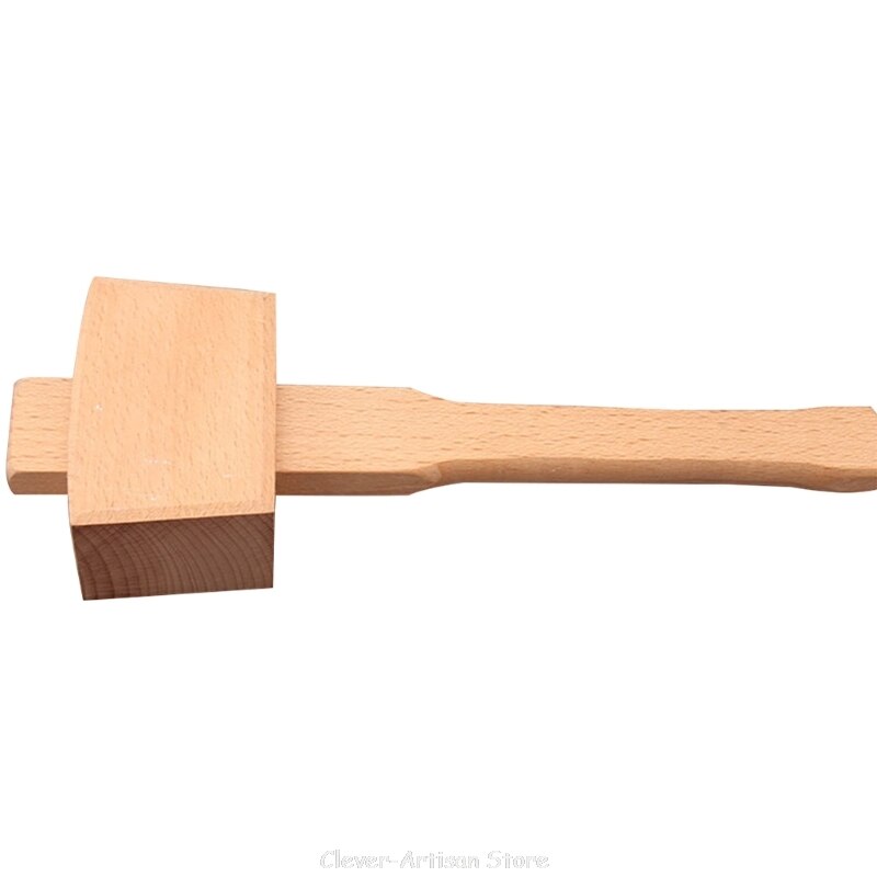 Beech Solid Carpenter Wood Wooden Mallet Hammer Ha... – Grandado