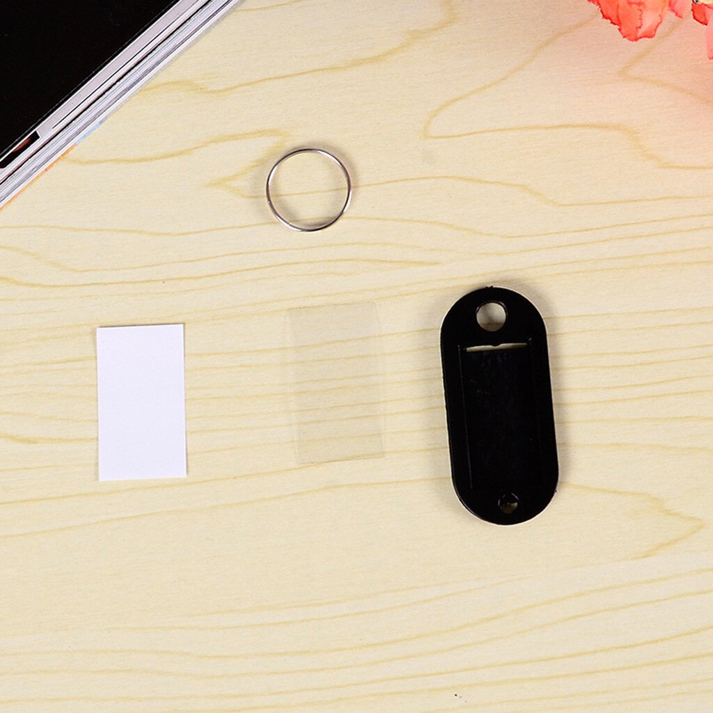 50 Stuks Plastic Custom Split Ring Id Key Tags Eti... – Vicedeal