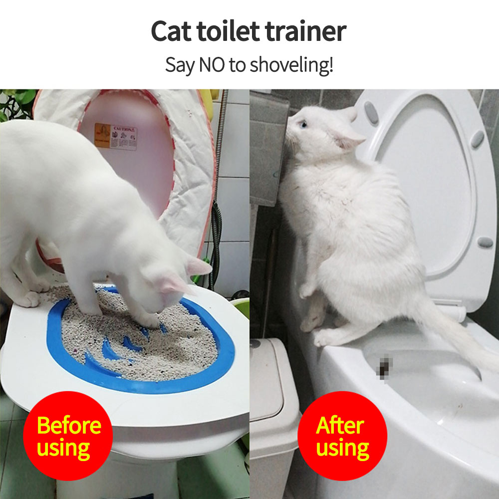 Cat Training Toilet Seat Cat Toilet Training Kit K... – Vicedeal