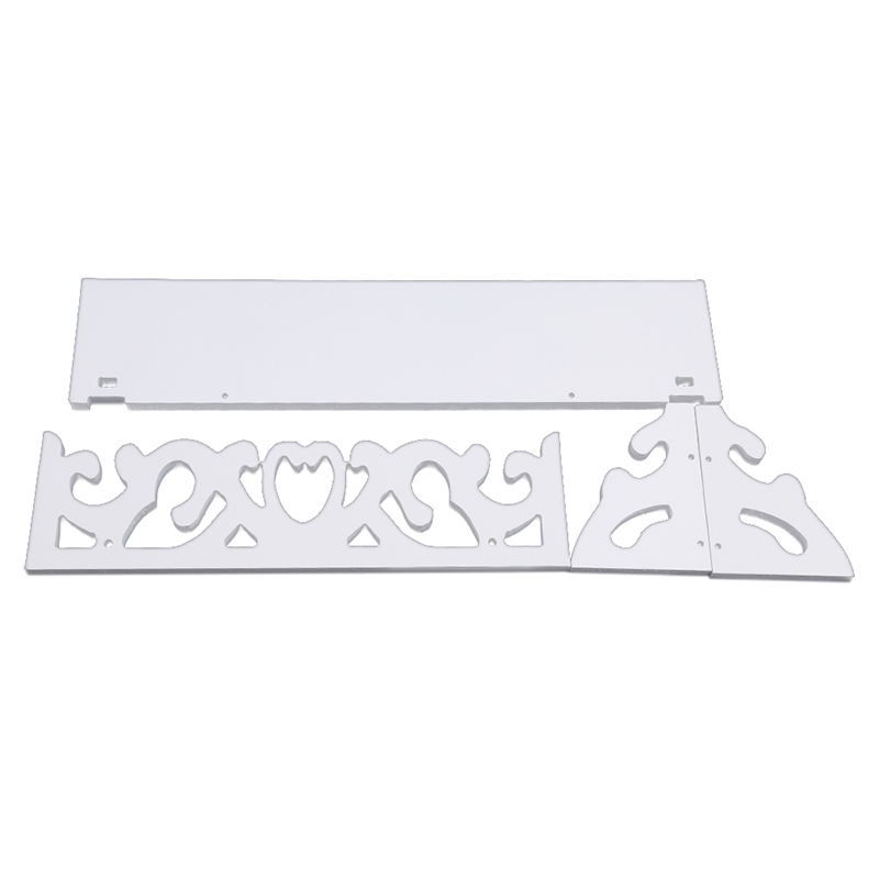 PVC pastoral White carving Board Display Wall Shel... – Grandado