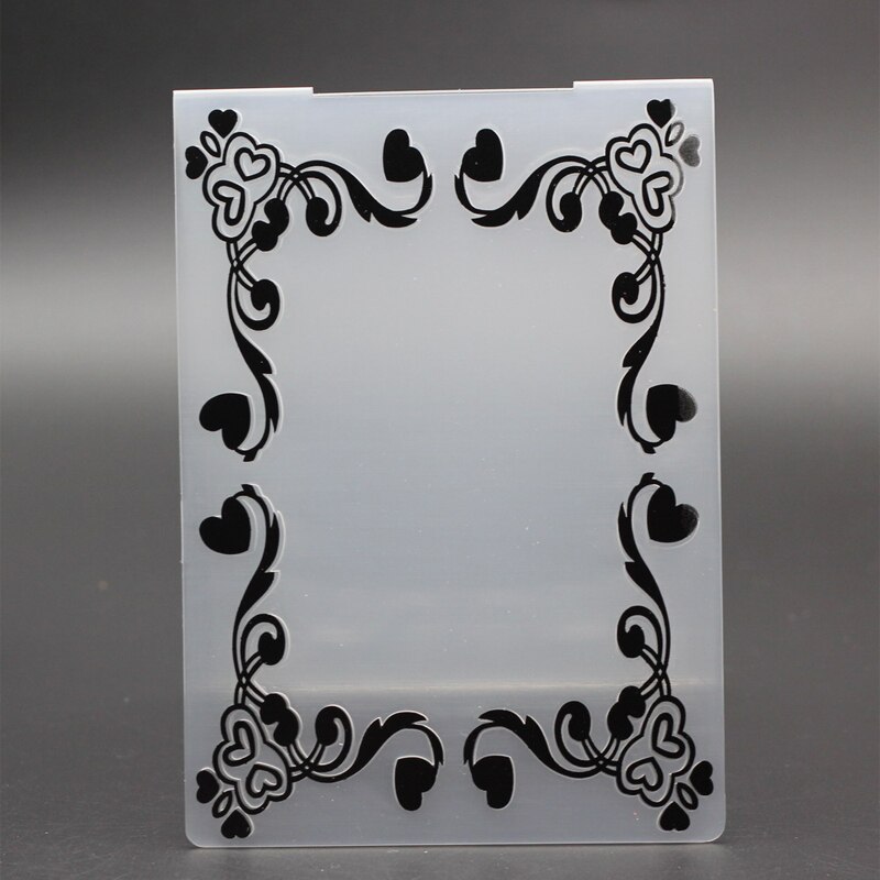 Heart Lace Plastic Template Craft Card Making Pape... – Vicedeal