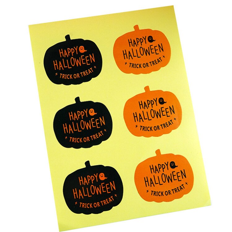 Halloween Sticker Horror Bag Candy Box Stickers Po... – Vicedeal