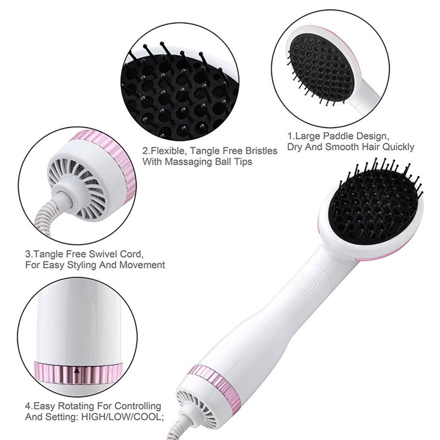 Electric hair comb 2 - in - 1 multi - functional t... – Grandado
