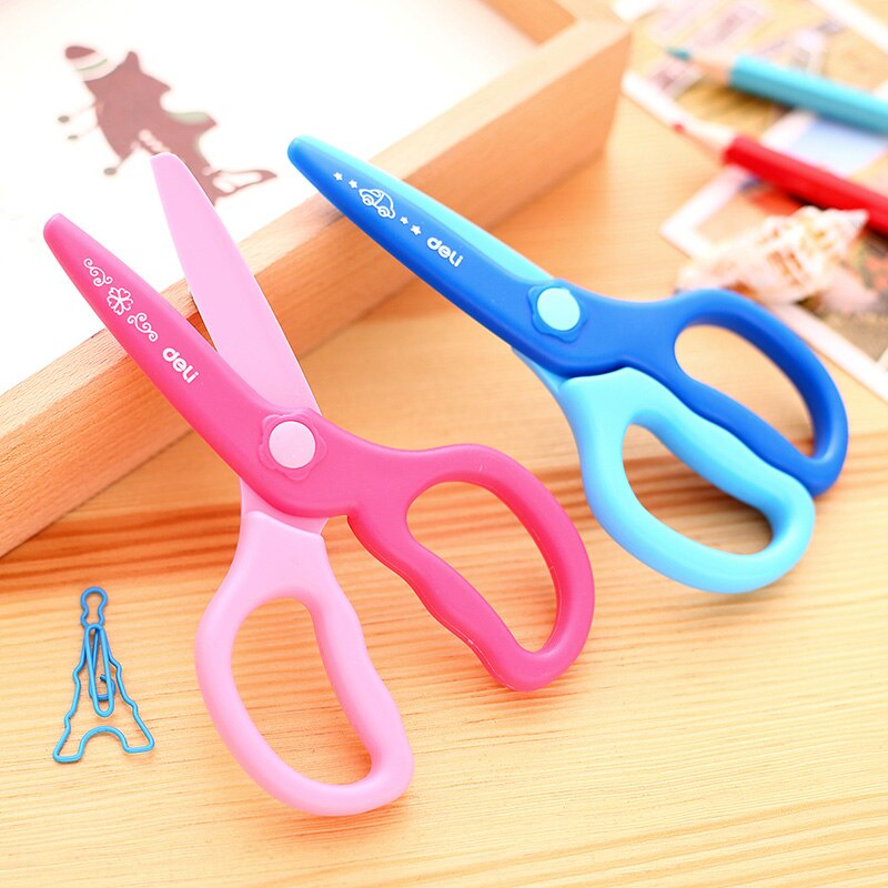 3pc/lot Deli Plastic Scissors for Paper Preschool ... – Vicedeal