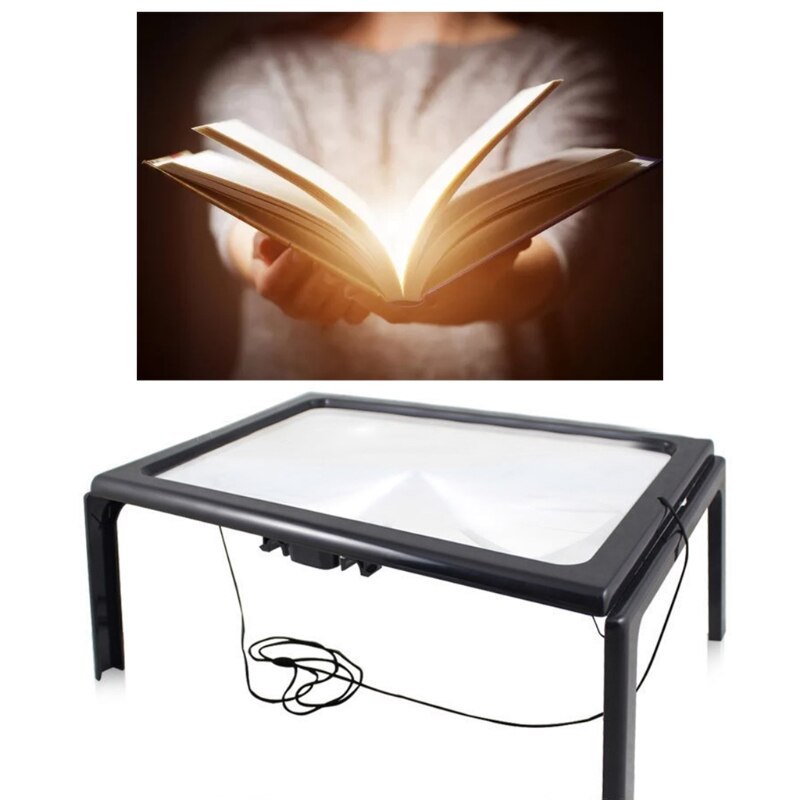 Glass Hands-Free Large Rectangular Desktop Reading... – Grandado