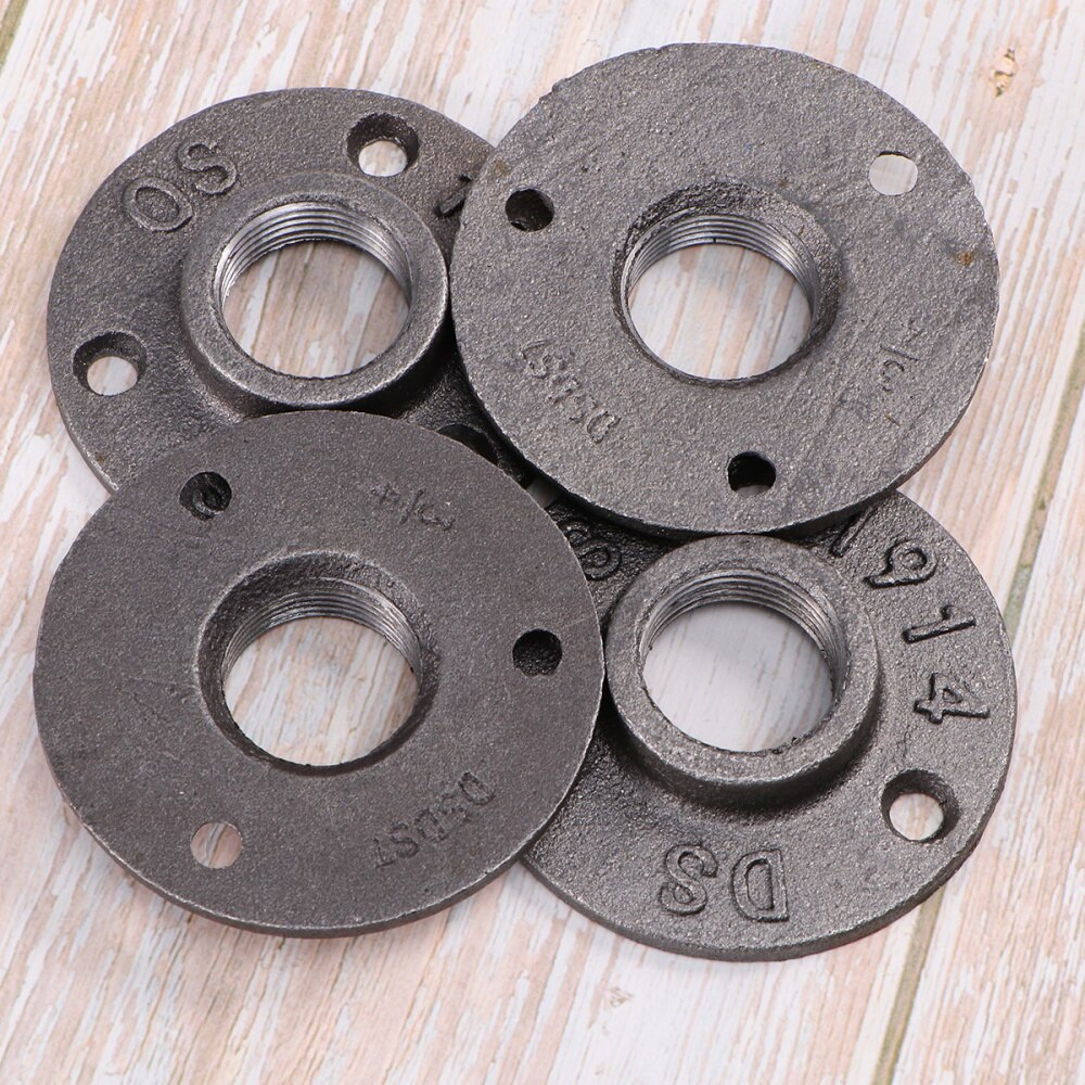 10Pcs Industrial Floor Flange Fittings Retro Vinta... – Vicedeal