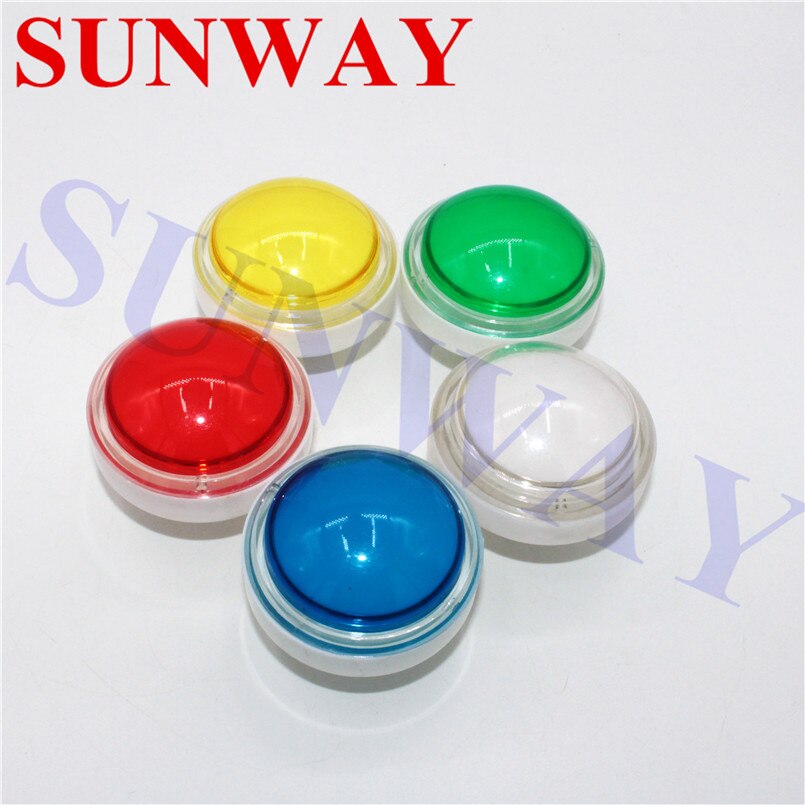 5PCS/Lot transparent Round type 60mm lighted butto... – Grandado