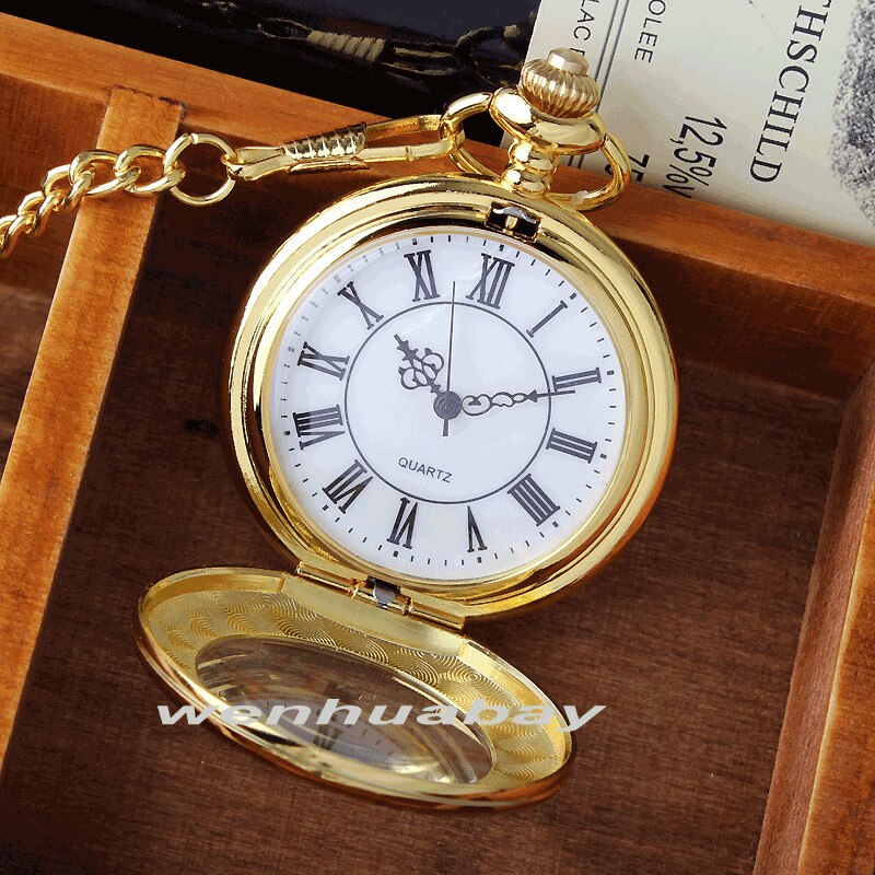 Luxury Golden Case White Dial Roman Number Quartz ... – Grandado