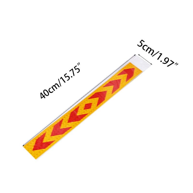 2 2 Pcs Reflective Safety Warning Signs Tape PP St... – Grandado