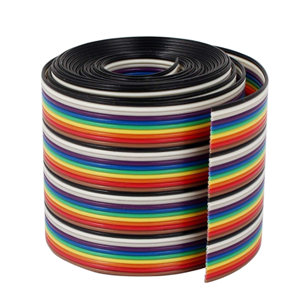 1M 40 Pin 1,17mm Regenbogen Farbe Flach Band Kabel... – Grandado