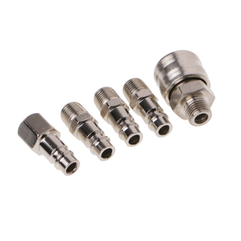 6 Pcs EURO Air Line Hose Compressor Fitting Connec... – Grandado