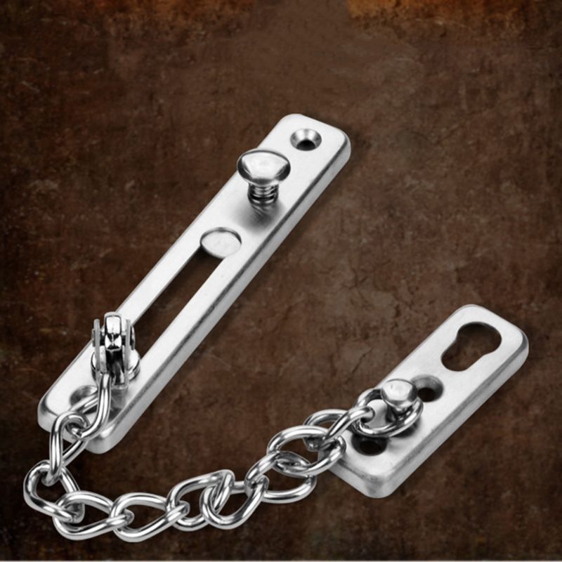 Stainless Steel Security Door Sliding Chain Lock A... – Grandado