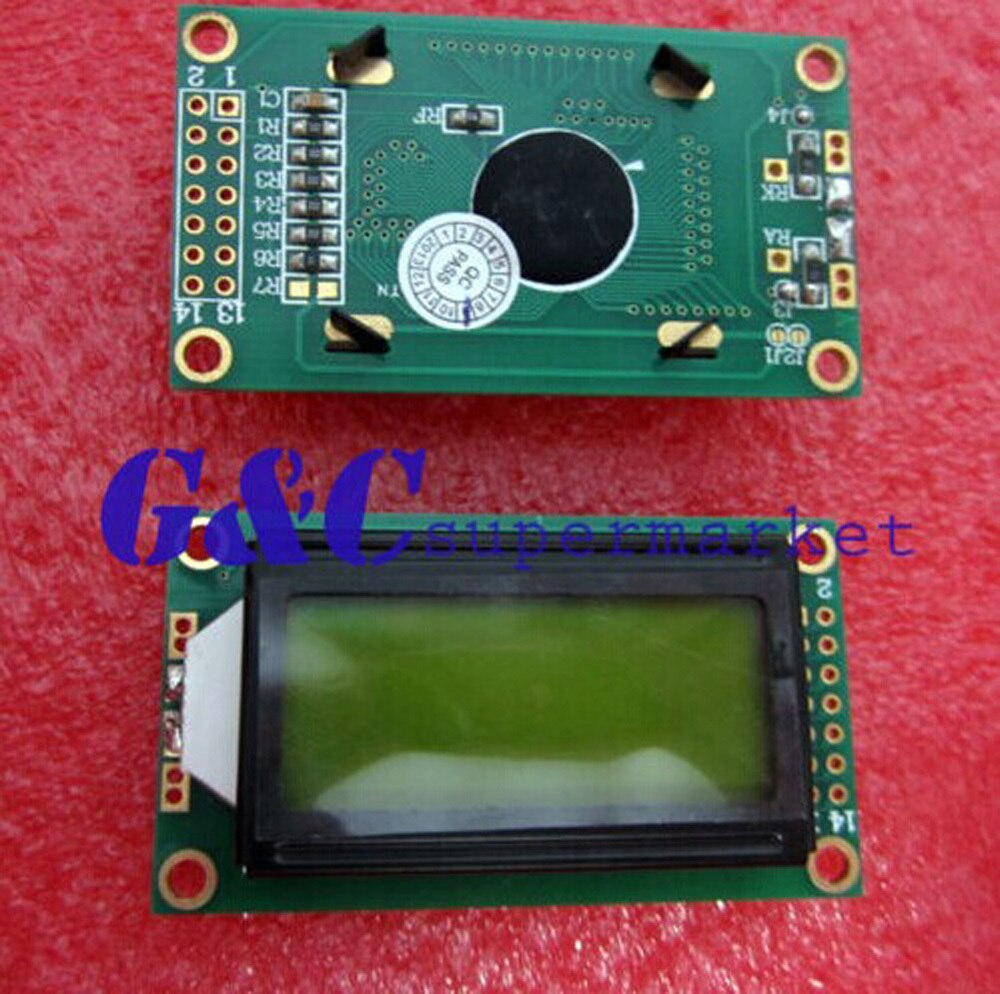 1PCS 0802 8X2 characters LCD module Yellow backlig... – Vicedeal