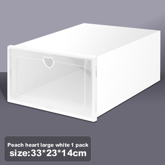 Stackable Shoe Storabe Box Foldable Plastic Organi... – Vicedeal