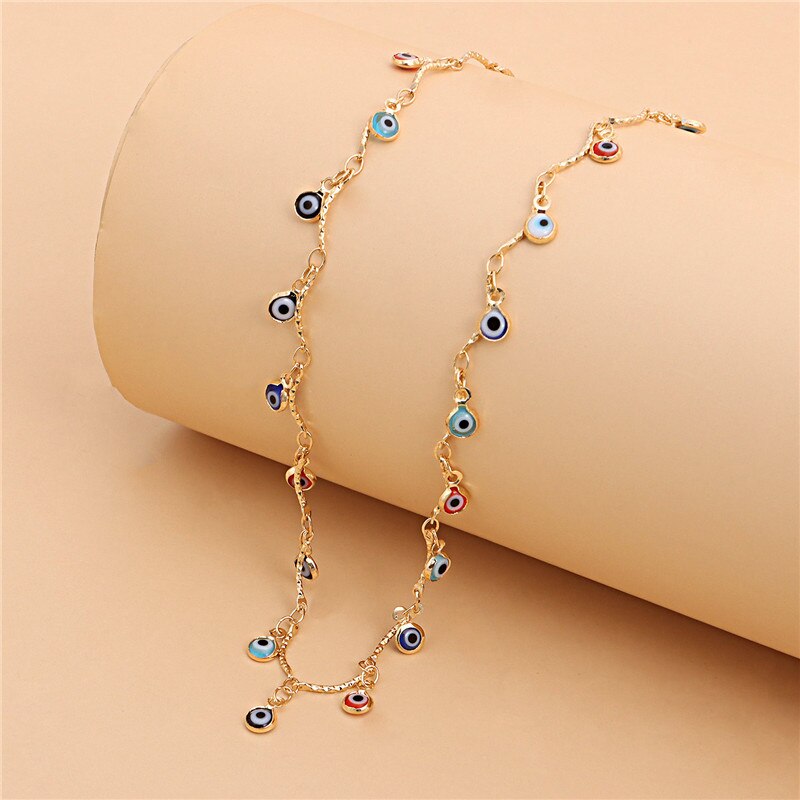 Kleurrijke Kralen Turkse Boze Oog Ketting Armband ... – Vicedeal