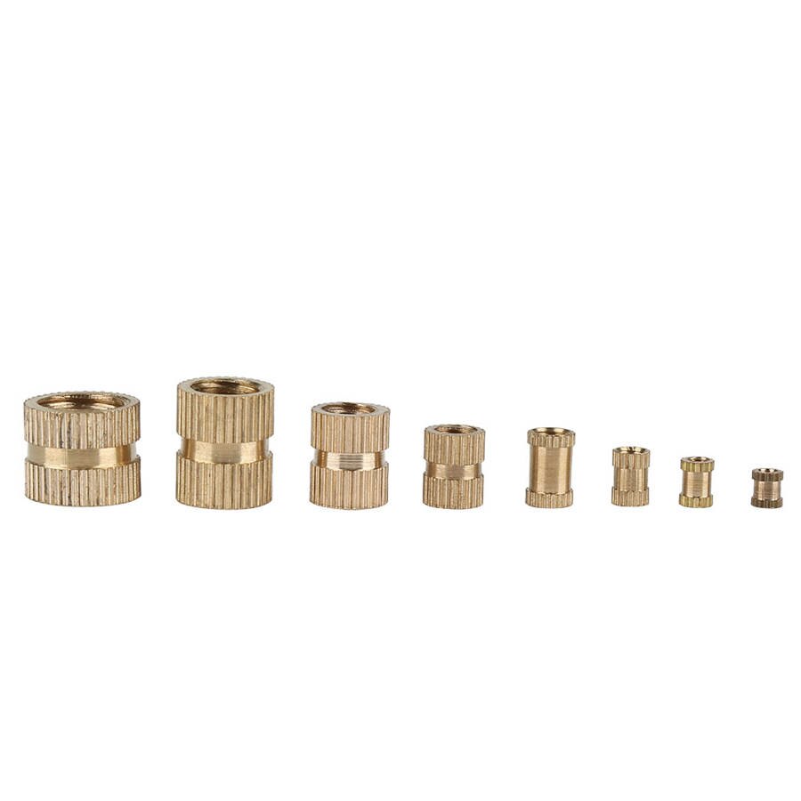M2-M10 8 sizes Brass Cylinder Knurled Threaded Rou... – Grandado