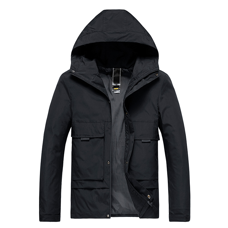 Stijl Lente Herfst Solid Jas Mannen Mode Toevallig... – Vicedeal