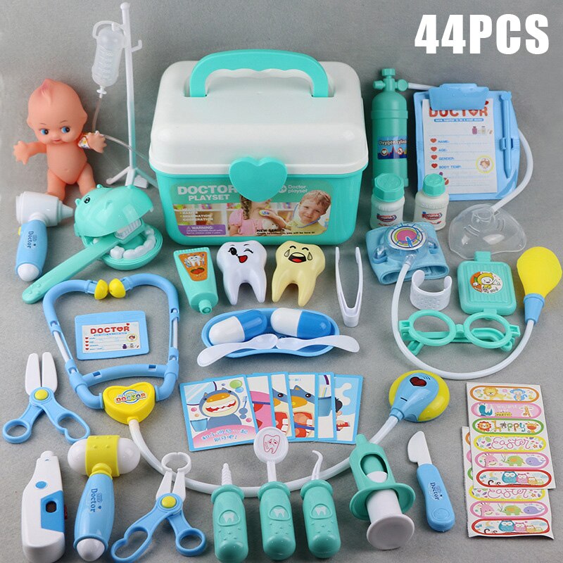 44pcs/set Kids Pretend Play Toy Set Pretend Doctor... – Grandado