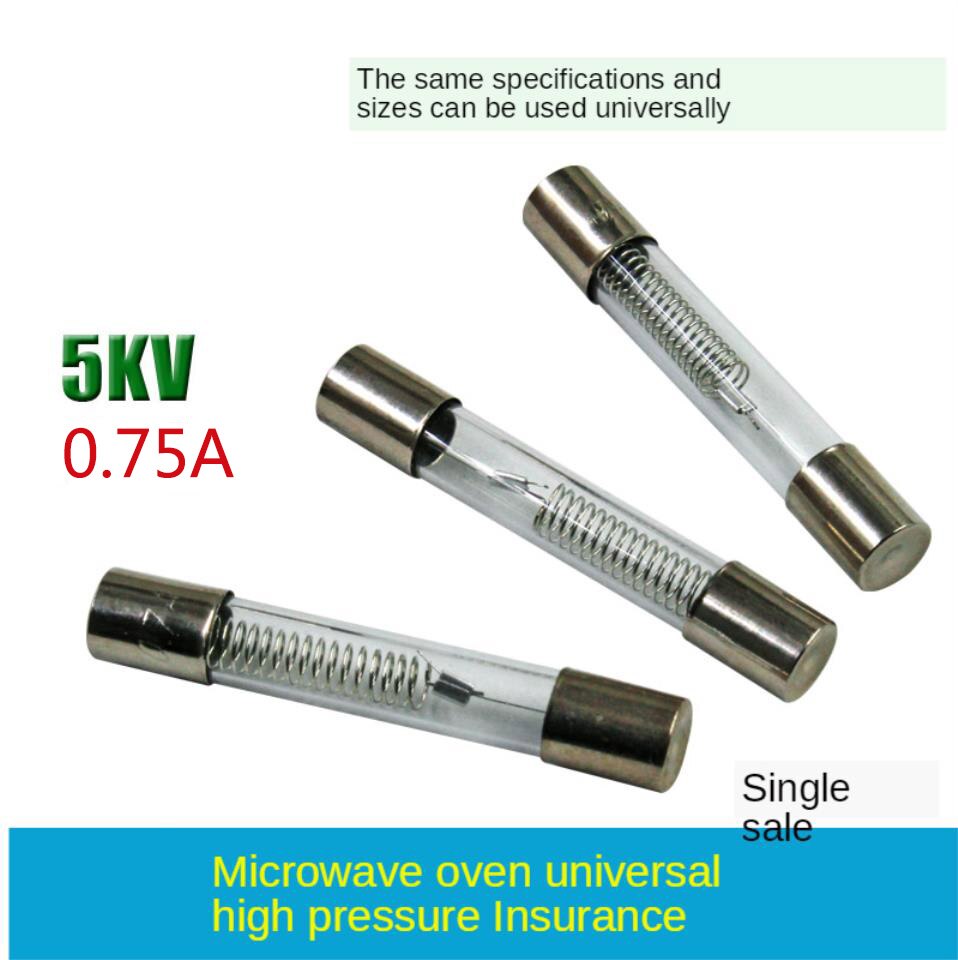 10pcs 5KV 0.75A microwave high voltage fuse universal high voltage fuse ...