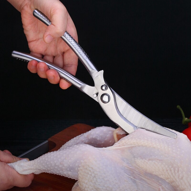 Stainless Steel Kitchen Chicken Bone Scissors Powe... – Grandado