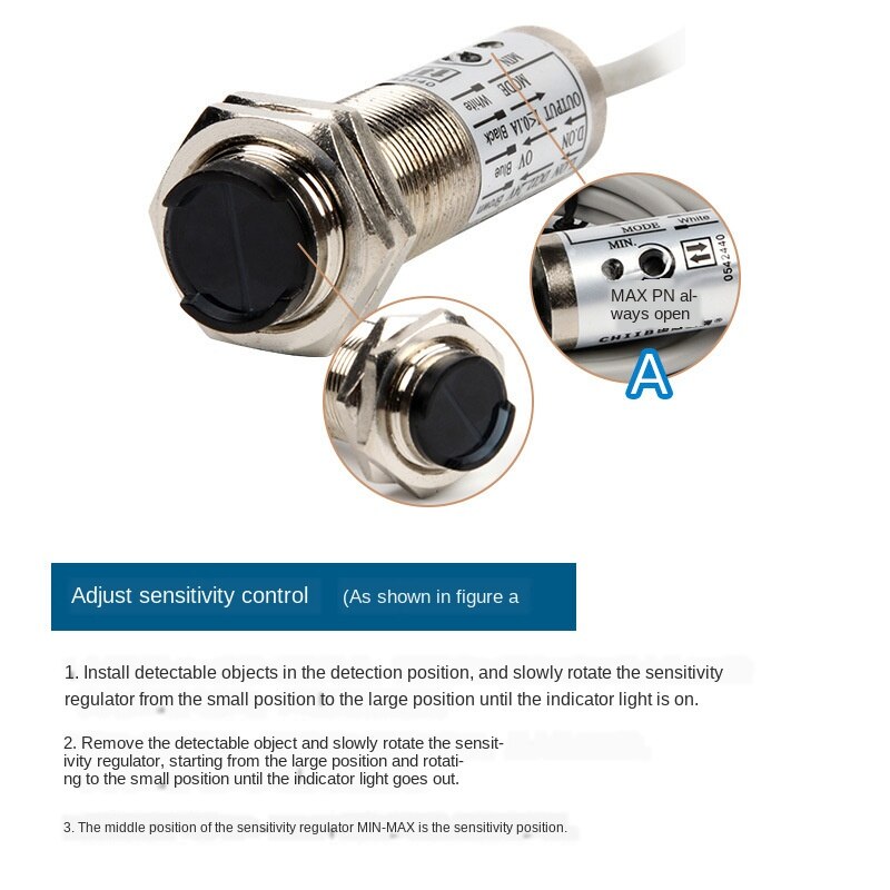 None Sensors 6*50mm Blue Puls Rate Sensor Current ... – Grandado