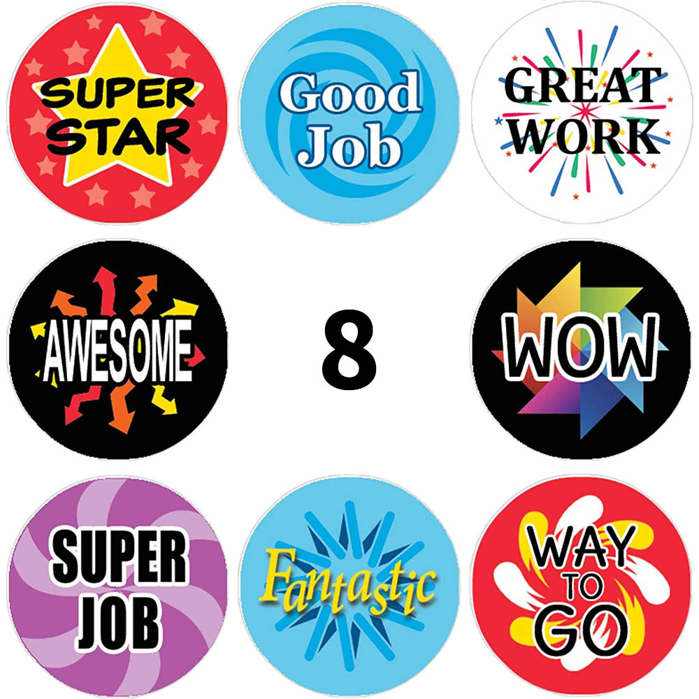 500 Pcs/Roll Motivational Words Sticker Teacher Re... – Grandado
