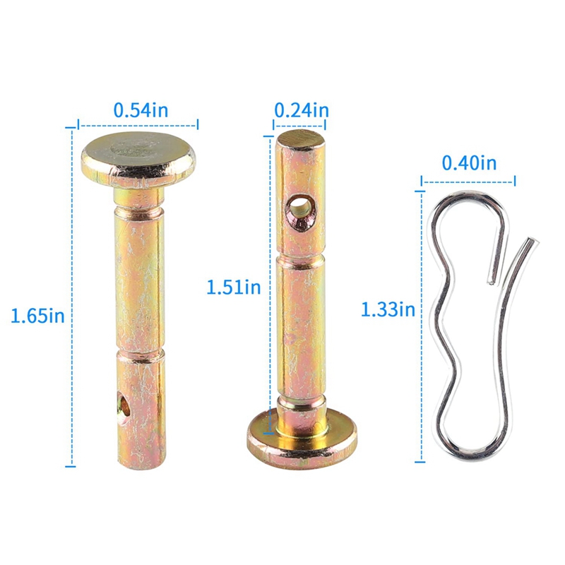 22 Pcs Shear Pins + 22 Pcs Cotters Pins For Snowbl... – Vicedeal