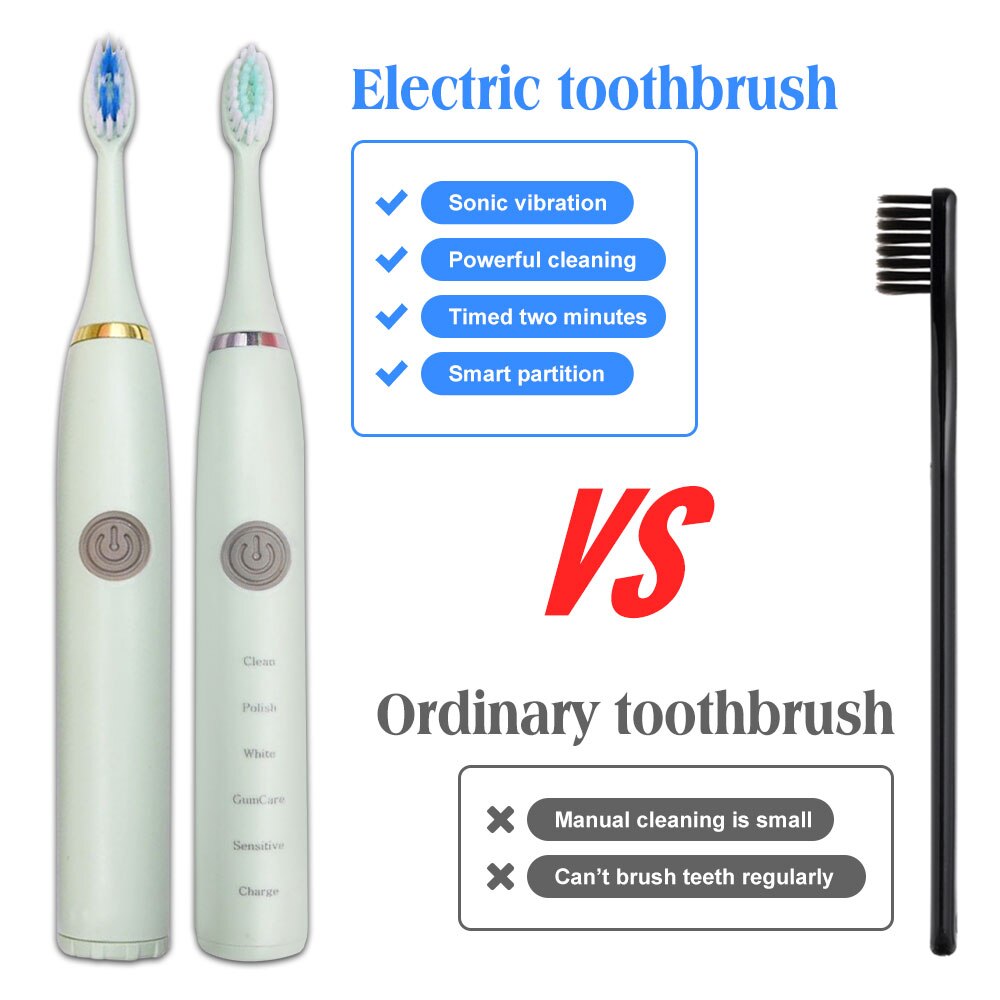 4heads Electric toothbrush ultrasonic USB charger ... – Grandado