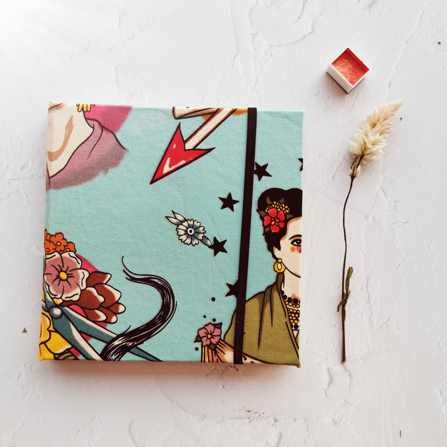 DIY handmade Vintage 13x13cm Watercolor Sketchbook... – Grandado