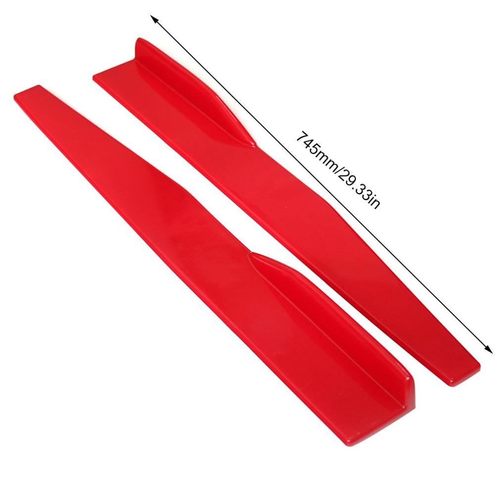 2pcs 74.5cm Universal Car Side Skirt Rocker Splitt... – Grandado