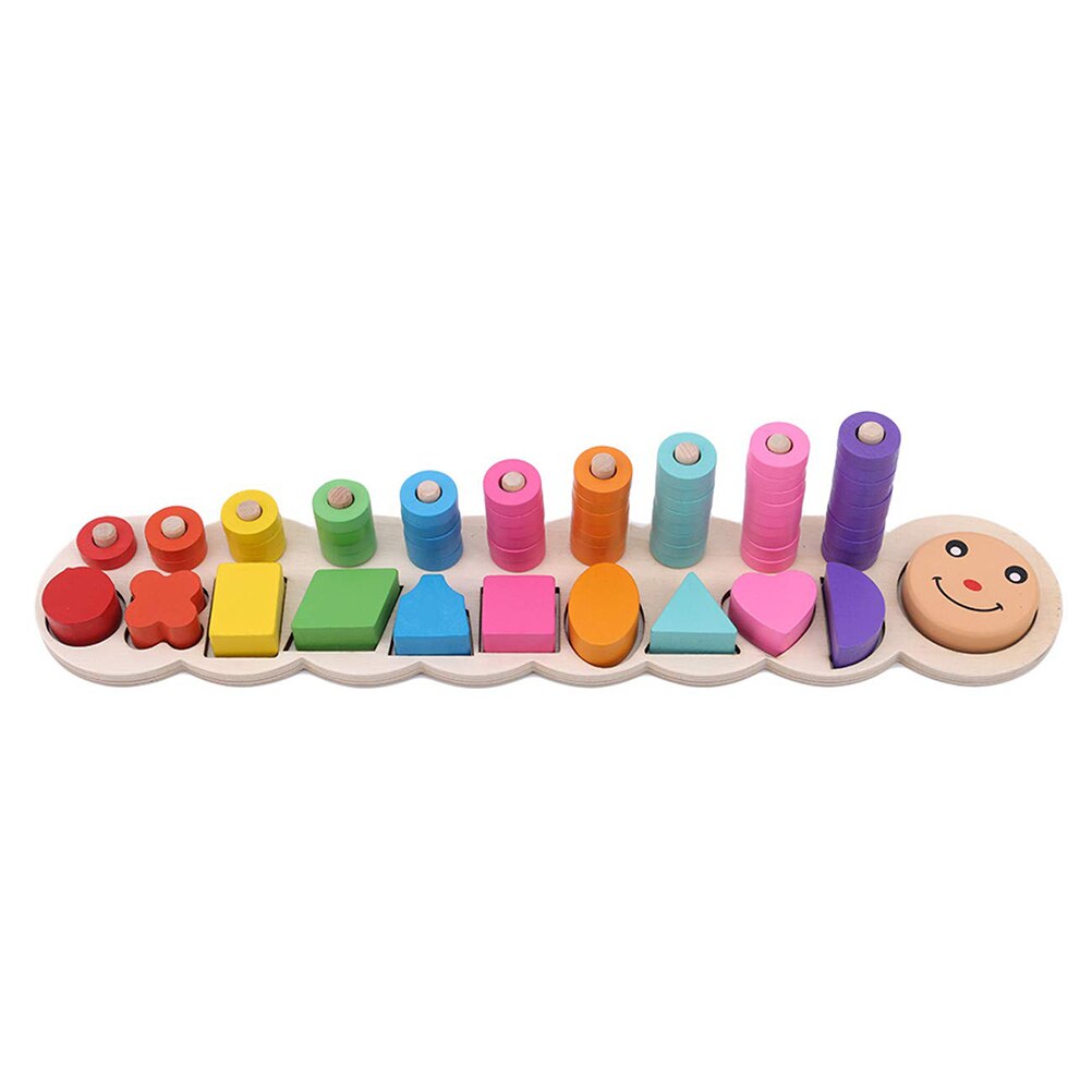 Children Wood Block Learning To Count Numbers Matc... – Grandado