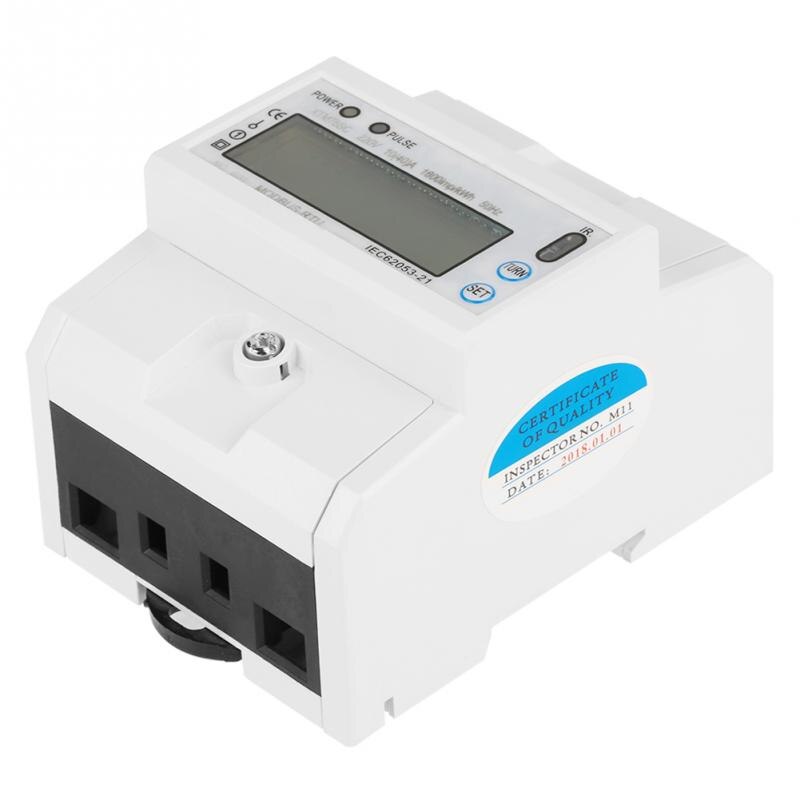 220V Digital 10(40)A DIN-Rail Electric Meter Din R... – Grandado