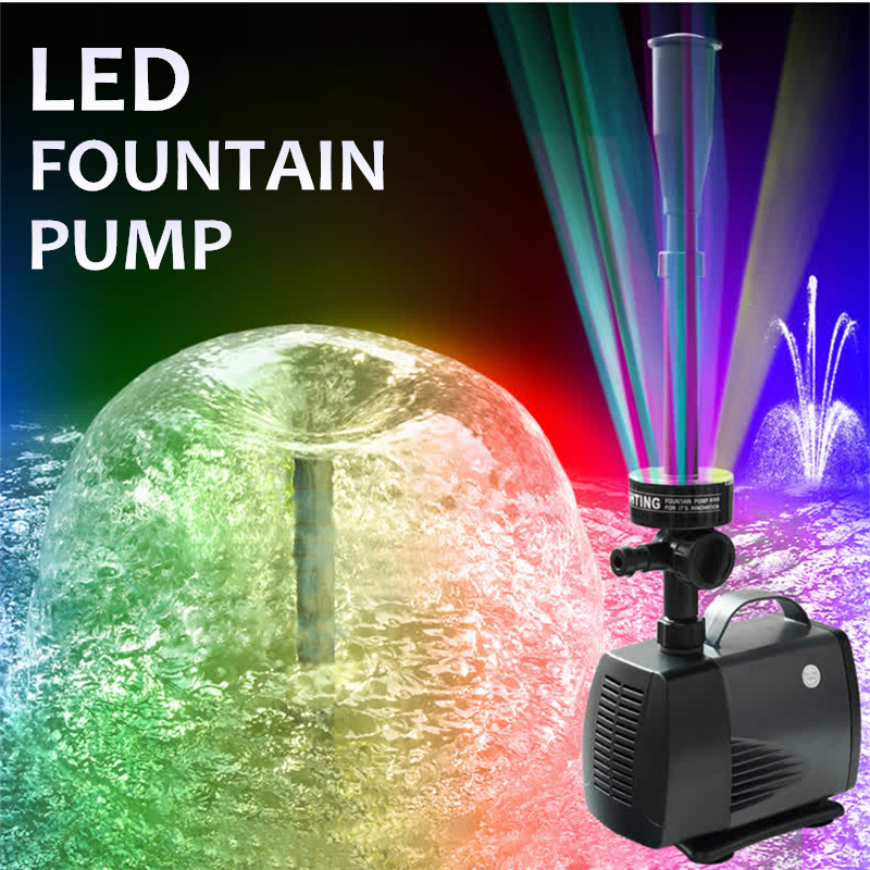 220V Aquarium Led Fontein Pomp Dompelpomp Water Vi... – Grandado