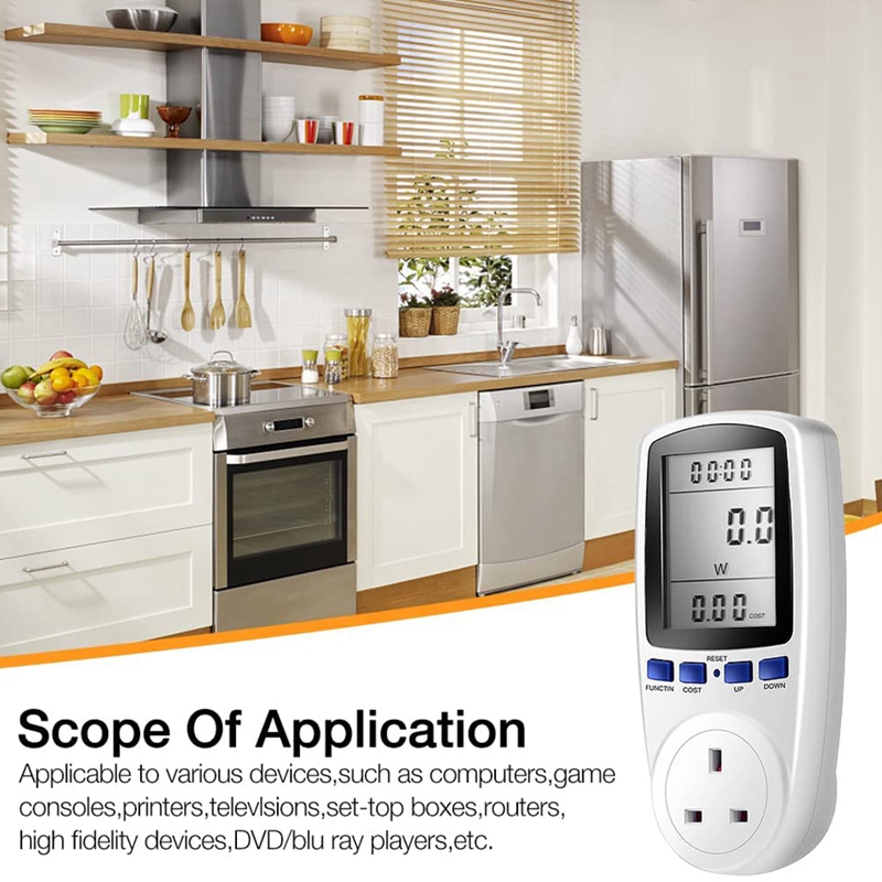 2 Pack Plug Electricity Power Consumption Meter, P... – Vicedeal